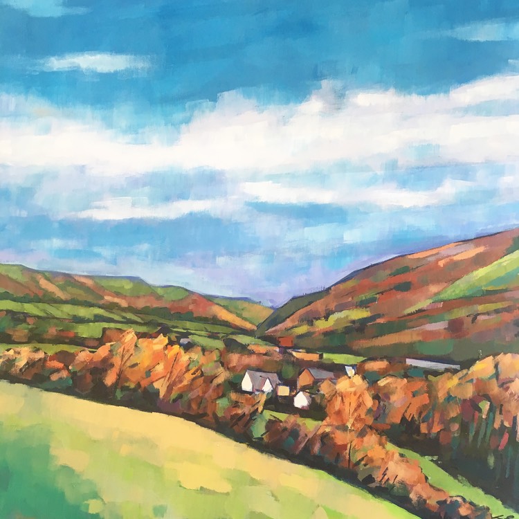 Teme Valley from Knucklas hill | Widcombe House Gallery